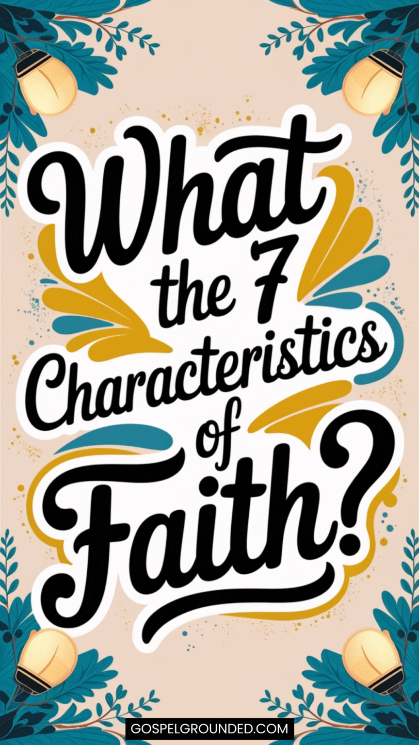 What Are the 7 Characteristics of Faith? A Biblical Perspective ...