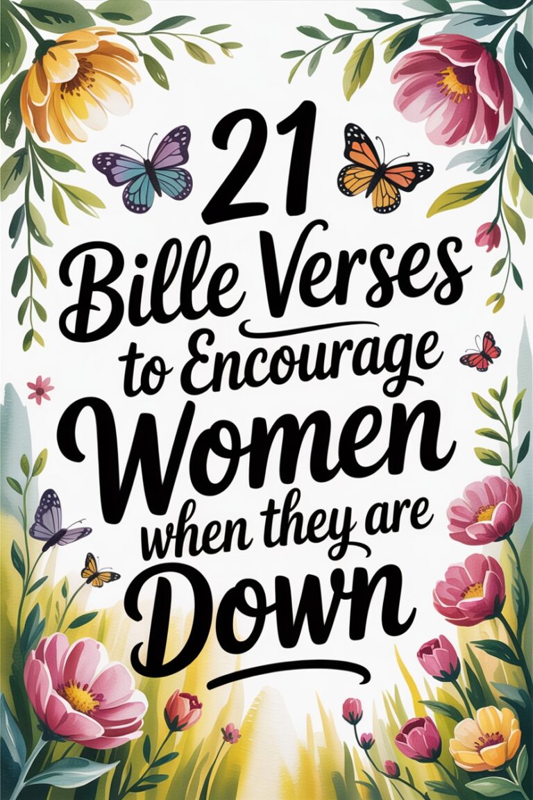 21 Bible Verses for Encouragement for Women: Finding Strength in God’s ...