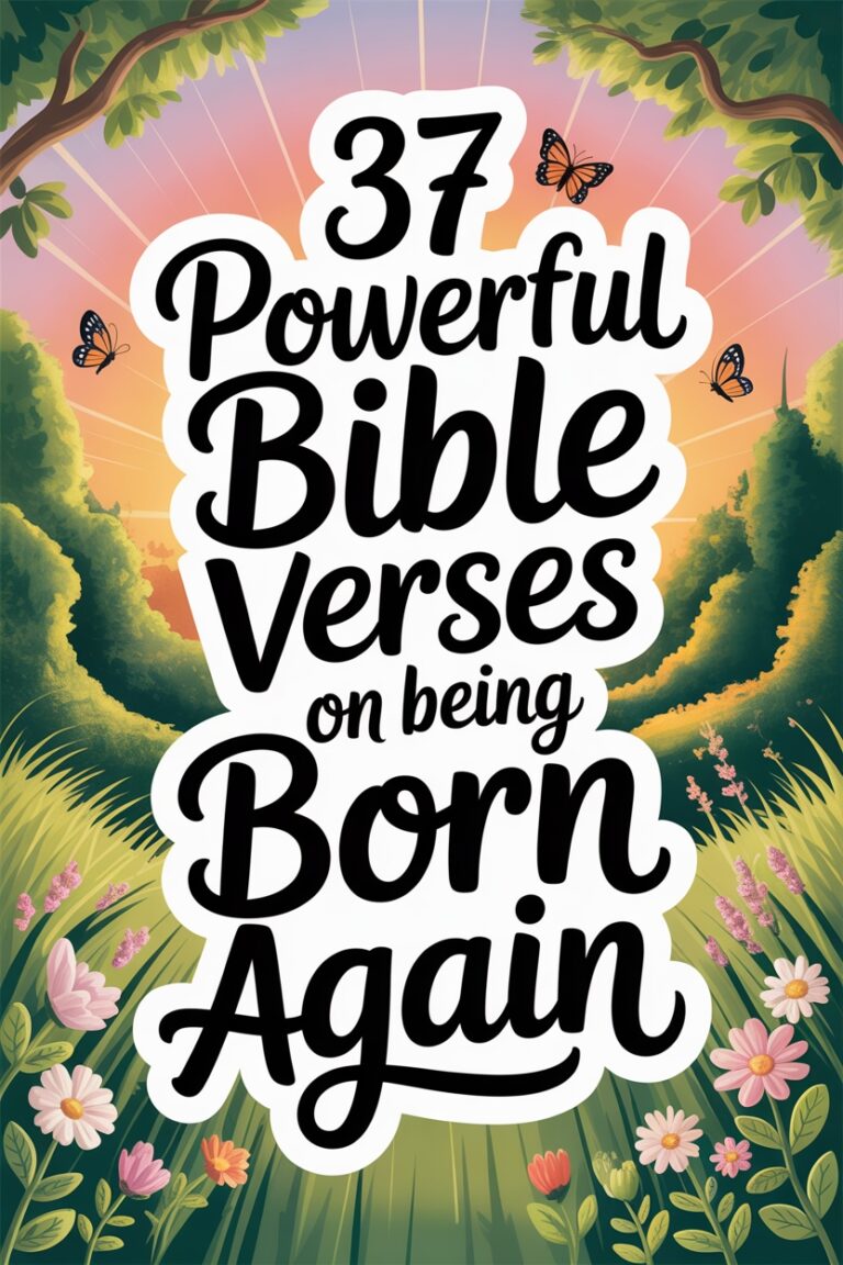 37 Powerful Bible Verses on Being Born Again – Gospel Grounded